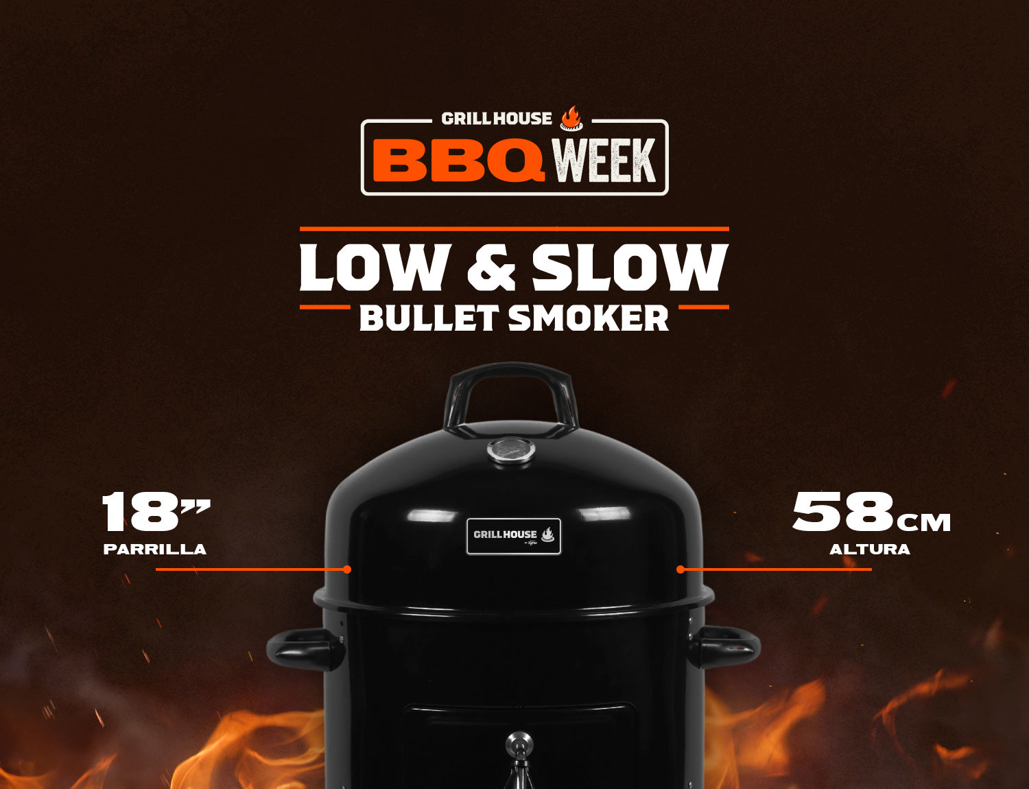 🔥 ¡Low and Slow Bullet Smoker! 🔥